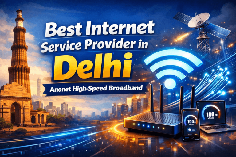 Best Internet Service Provider in Delhi – Anonet High-Speed Broadband ...